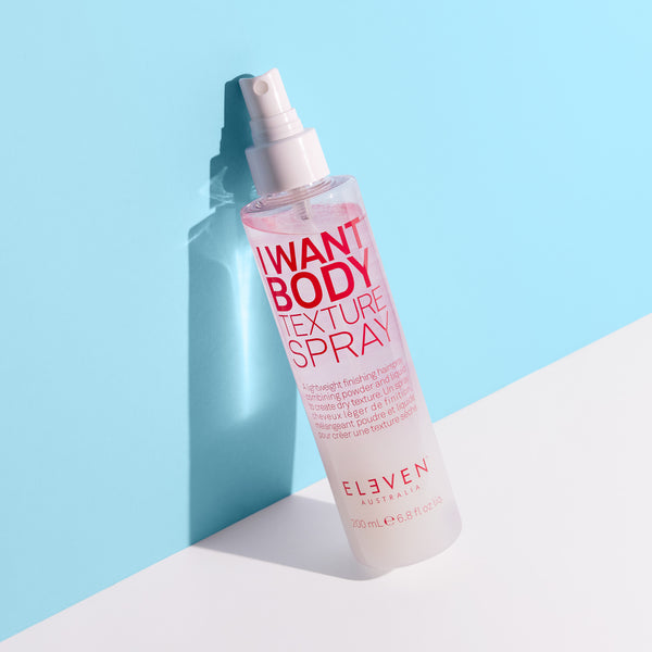 Ongeëvenaard Volume met de I Want Body Texture Spray! – ELEVEN ...
